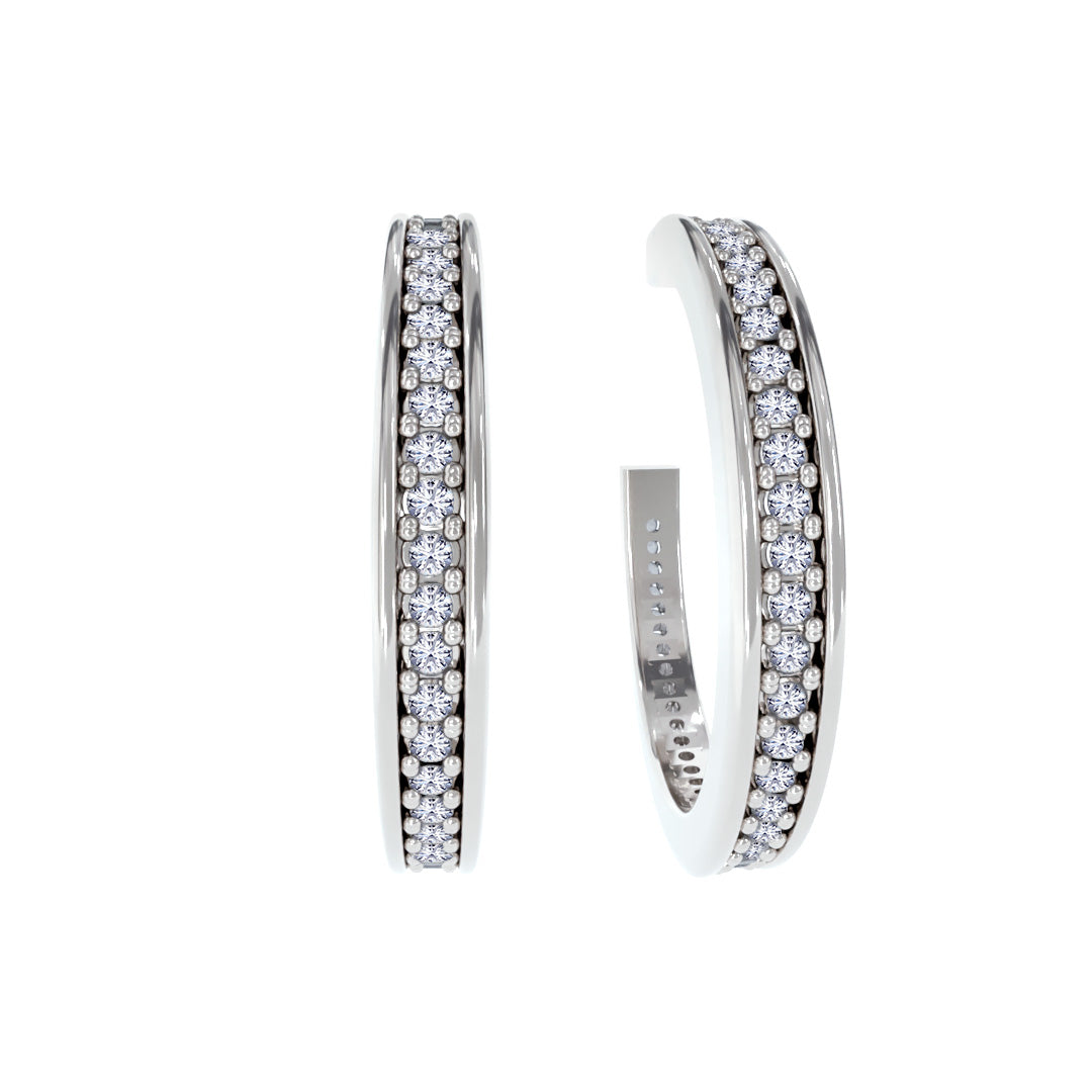 Arracadas de oro y diamantes– Elegance la